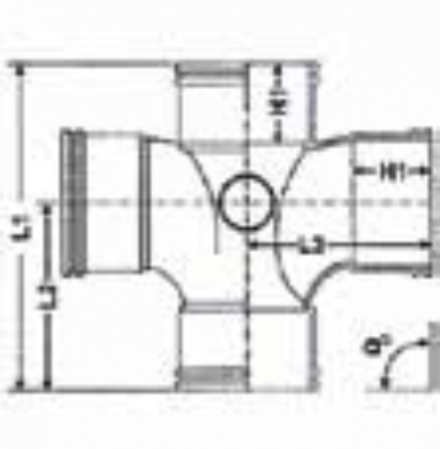 UPVC Cross Tee - Juma Plastic Pipes and Fittings