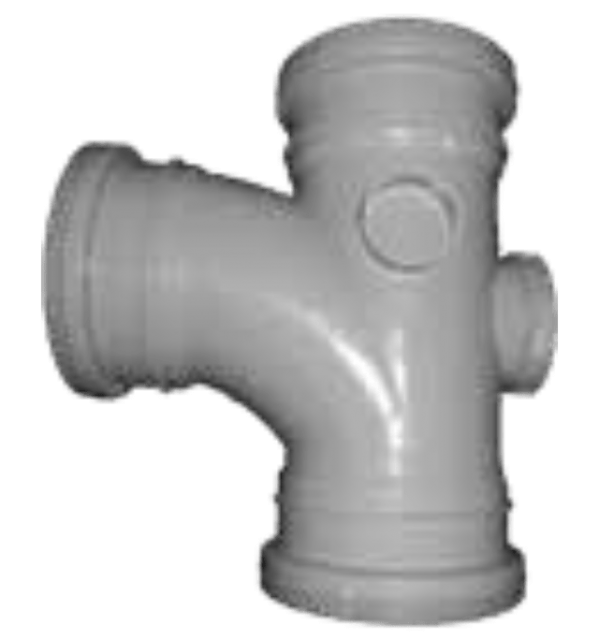 UPVC Reducer Door Tee - Juma Plastic Pipes and Fittings